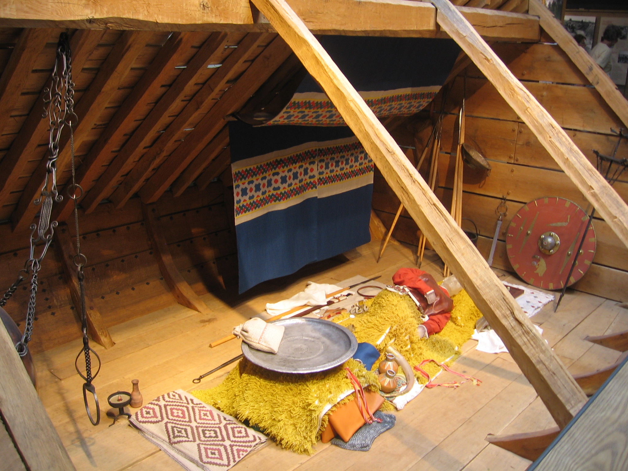 Recreation of the ship burial | Pics4Learning