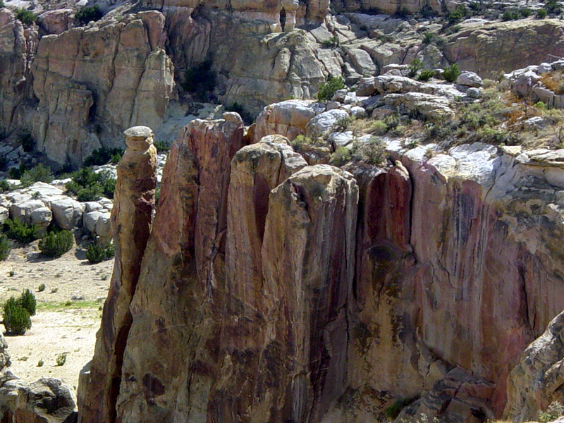View of rock formations from Acoma | Pics4Learning
