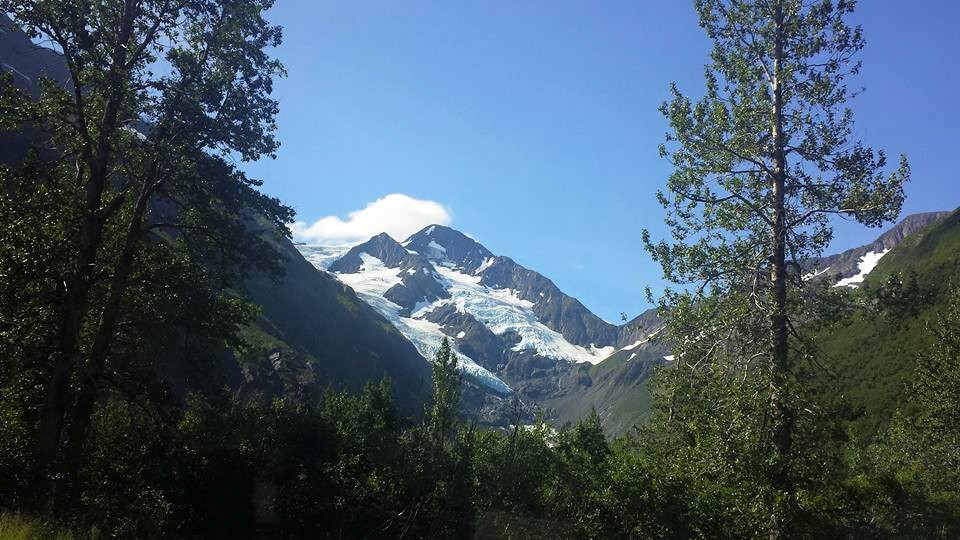 Alaskan Glacier - blue tones are the glacier ice | Pics4Learning