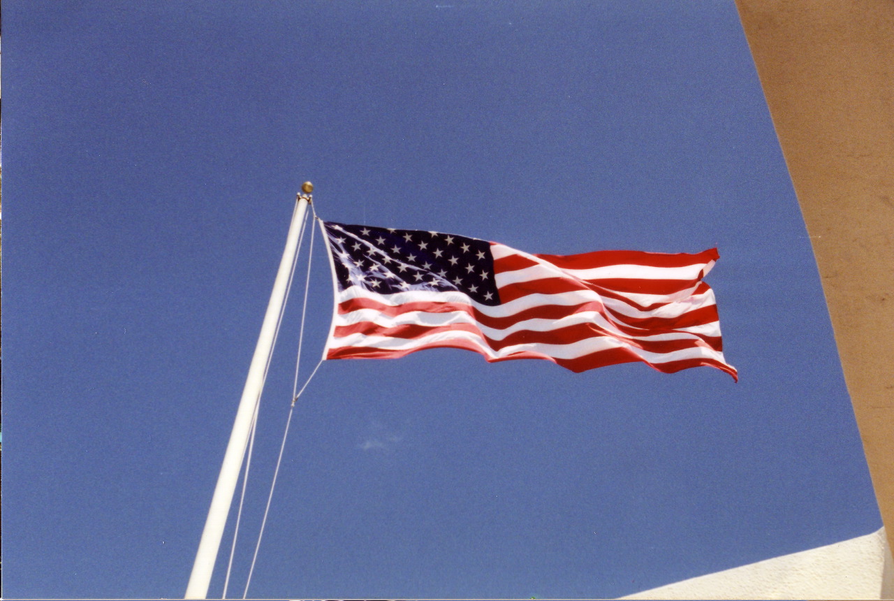 Flag on the USS Arizona | Pics4Learning