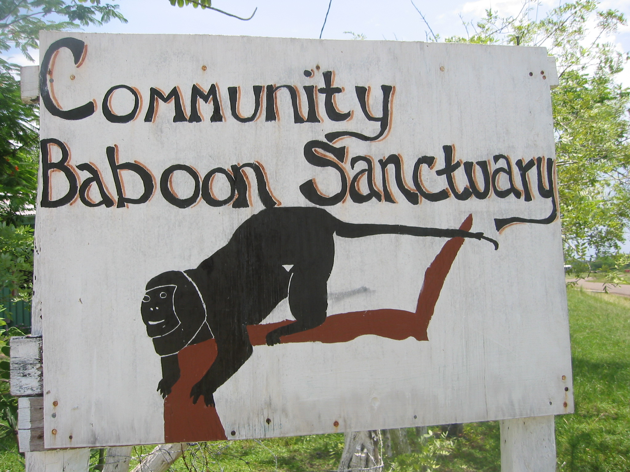 Sign at Baboon Sanctuary in Belize, Central America | Pics4Learning