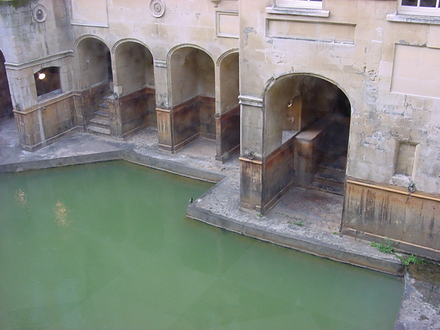 Sacred Pool covering the sacred spring - over 18,000 roman coins found ...