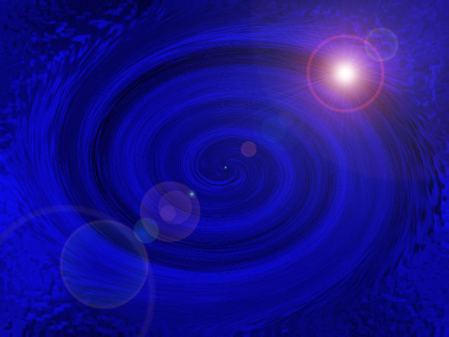 Blue Swirl PowerPoint background | Pics4Learning