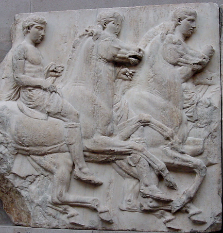 Elgin Marble from frieze of Parthenon | Pics4Learning