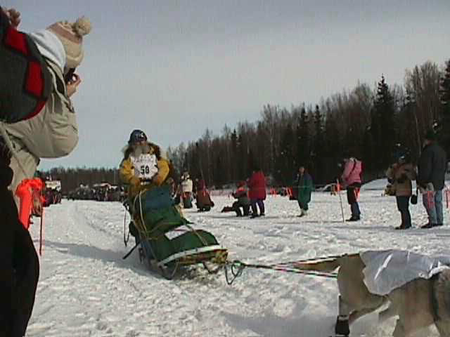 Charlie Boulding at Iditarod restart | Pics4Learning