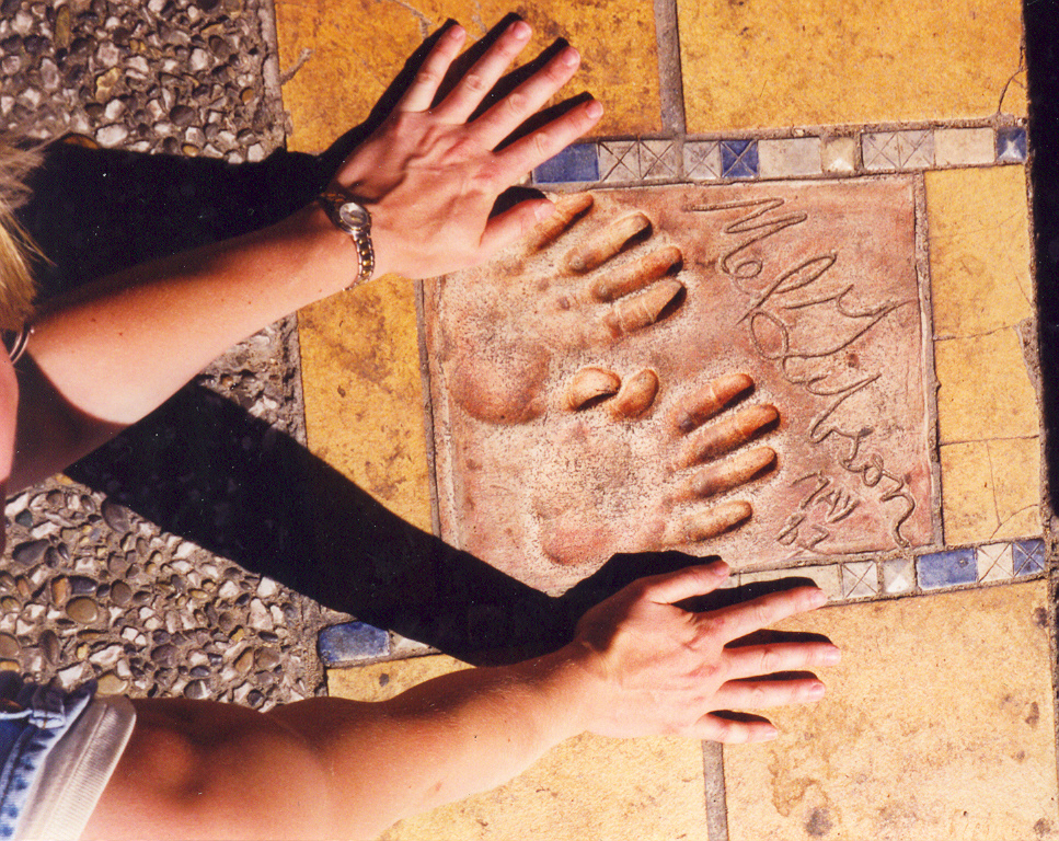 Cannes handprints | Pics4Learning