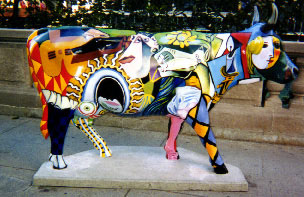 From Chicago's Cows on Parade, a summer tourist attraction and charity ...