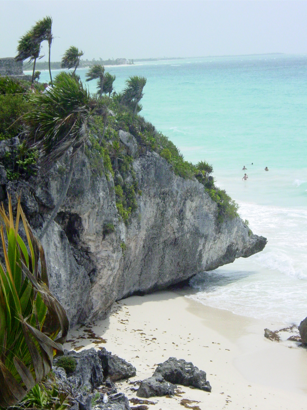 Cliff at Tulum, Mexico. | Pics4Learning