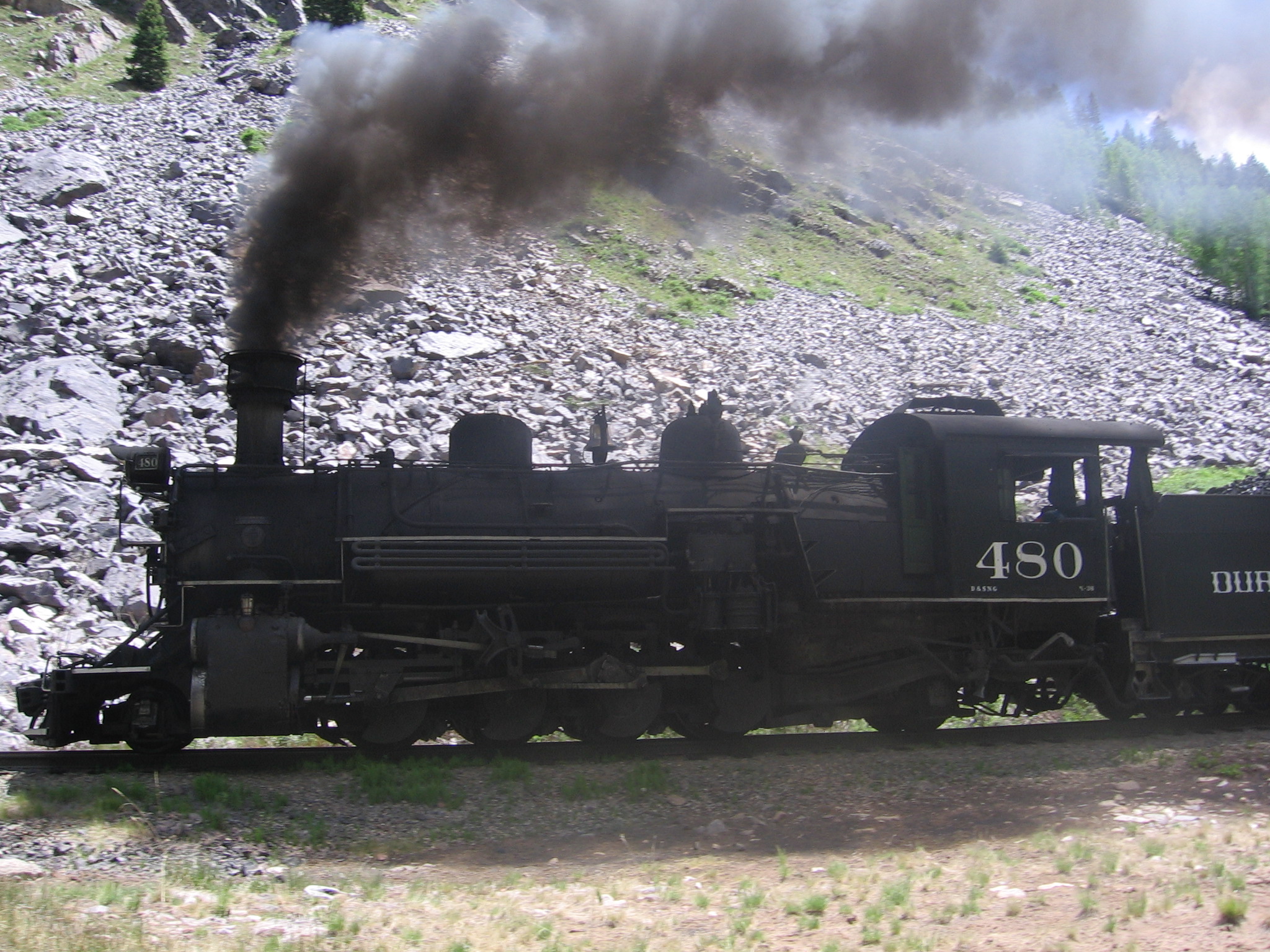Engine 480 of the Durango Silverton Narrow Guage Railroad | Pics4Learning