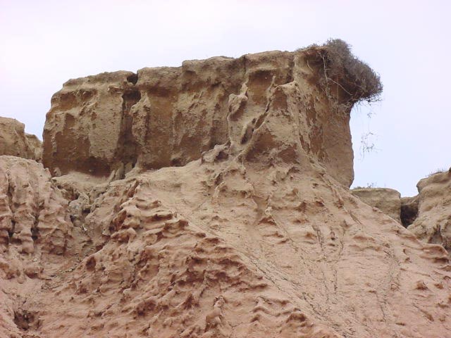 Eroded hillside | Pics4Learning