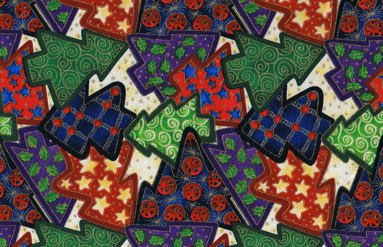 Christmas Trees fabric | Pics4Learning