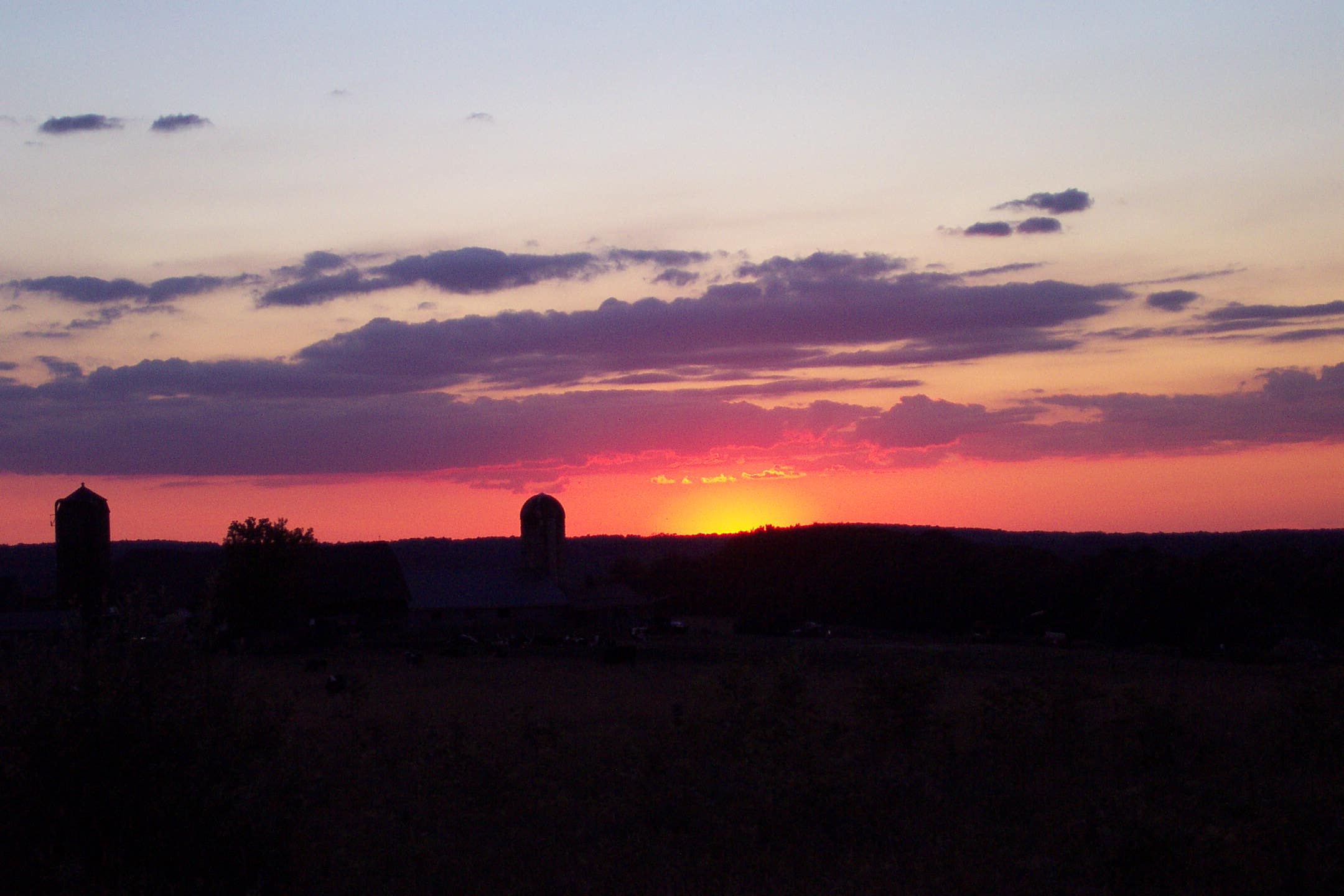 Farm sunset | Pics4Learning