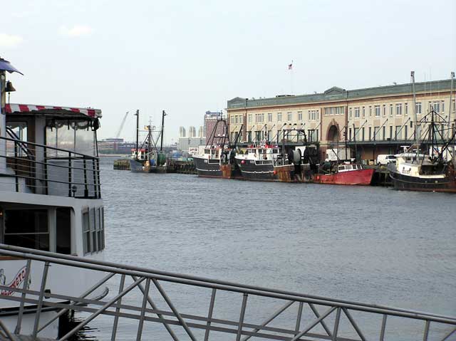 Fishing boats in Boston Harbor | Pics4Learning