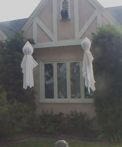 ghost haunting a neighborhood home | Pics4Learning