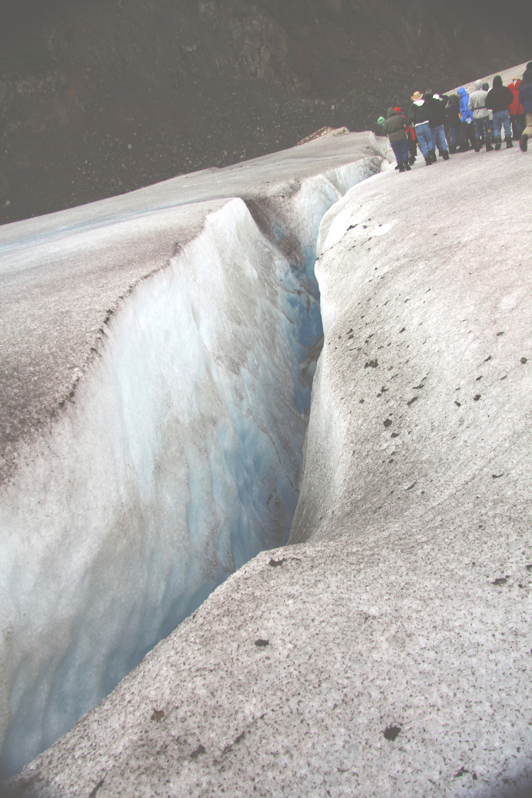 glacier crevice | Pics4Learning