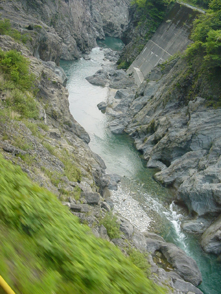 Hida River from the Train | Pics4Learning