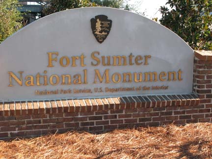 Ft. Sumter sign | Pics4Learning