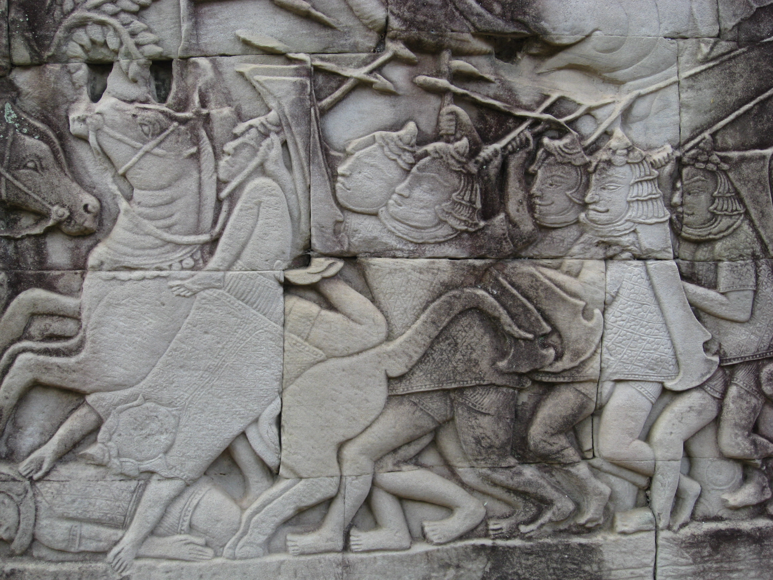 Bas Relief at The Bayon | Pics4Learning