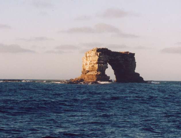 Keyhole rock at Darwin Island | Pics4Learning