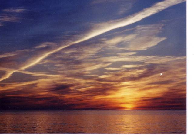 Sunset over Lake Michigan | Pics4Learning