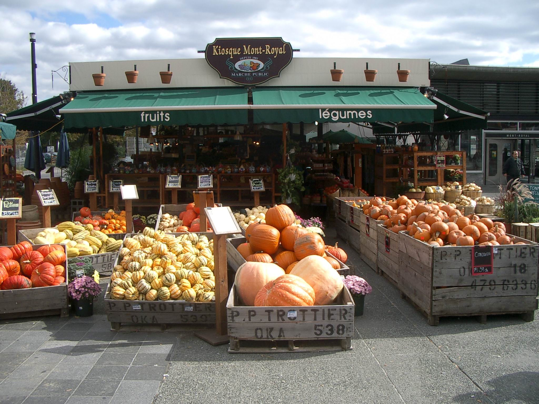 Montreal Market | Pics4Learning