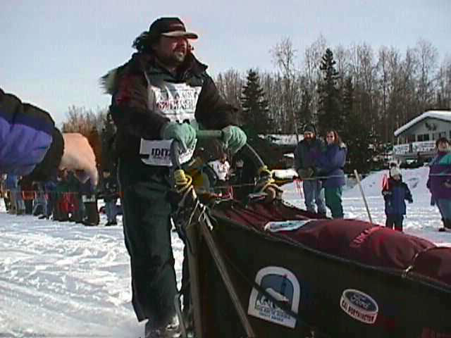 Tim Osmar at Iditarod restart | Pics4Learning