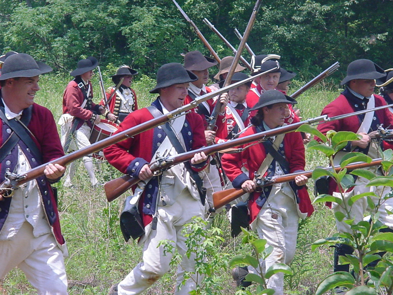 Redcoat Advance | Pics4Learning