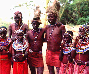 Native Africans photographed while on safari. | Pics4Learning