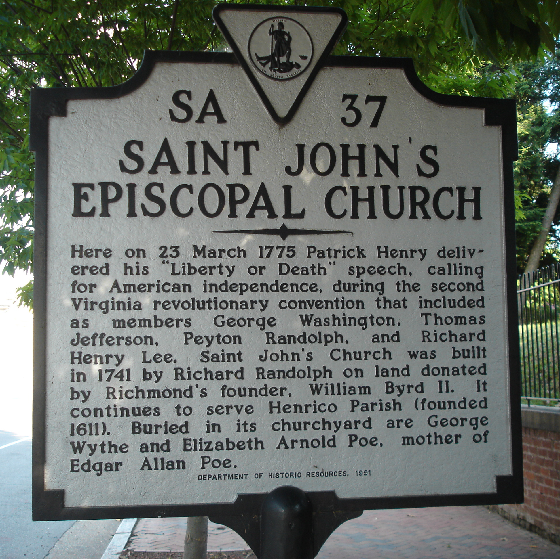 Saint John's Church-Patrick Henry | Pics4Learning