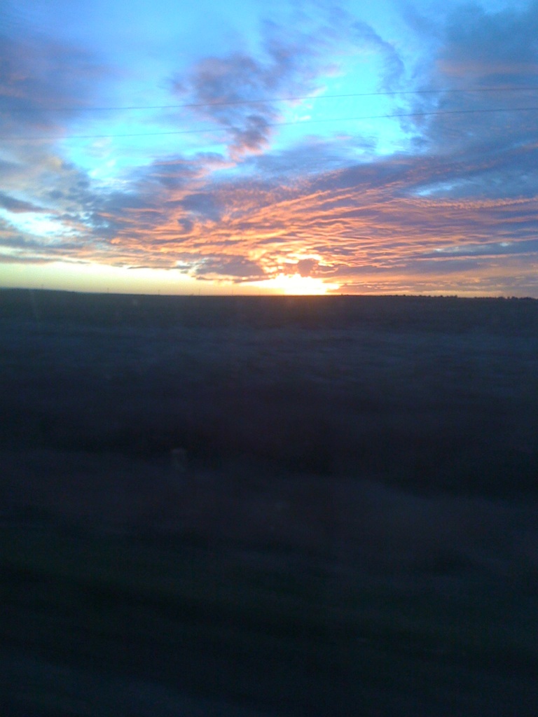 South Dakota Sunset in a Cut Cornfield | Pics4Learning