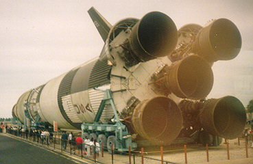 A rocket on display at the Kennedy Space Center Florida. | Pics4Learning