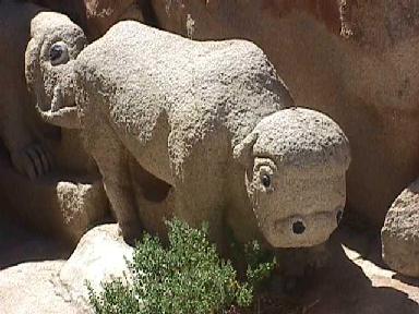 Stone buffalo | Pics4Learning