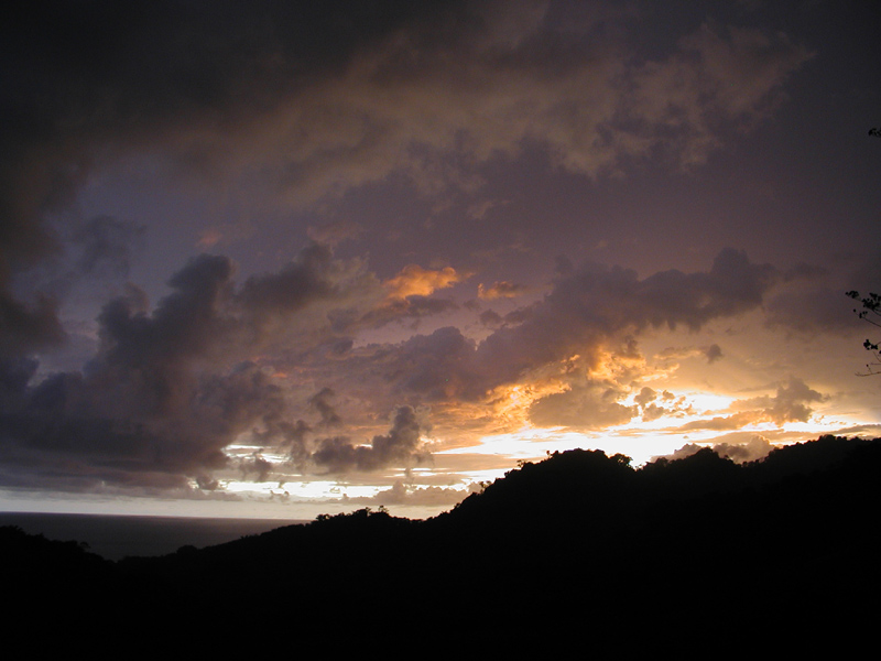 Costa Rican Rainforest sunset | Pics4Learning