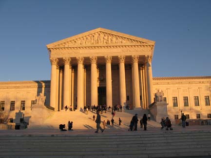 Sunset at the Supreme Court | Pics4Learning