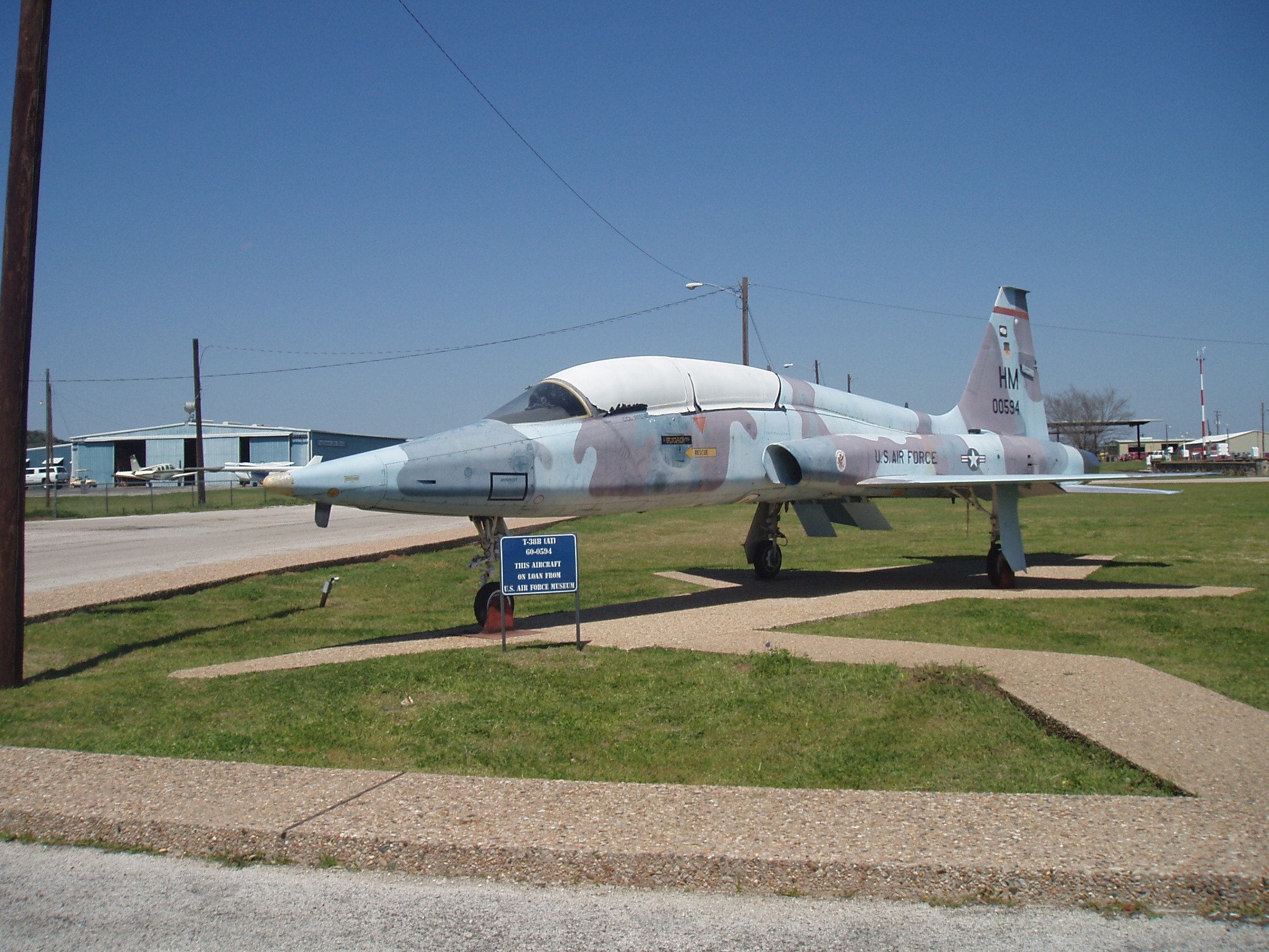 T38B antique aircraft | Pics4Learning