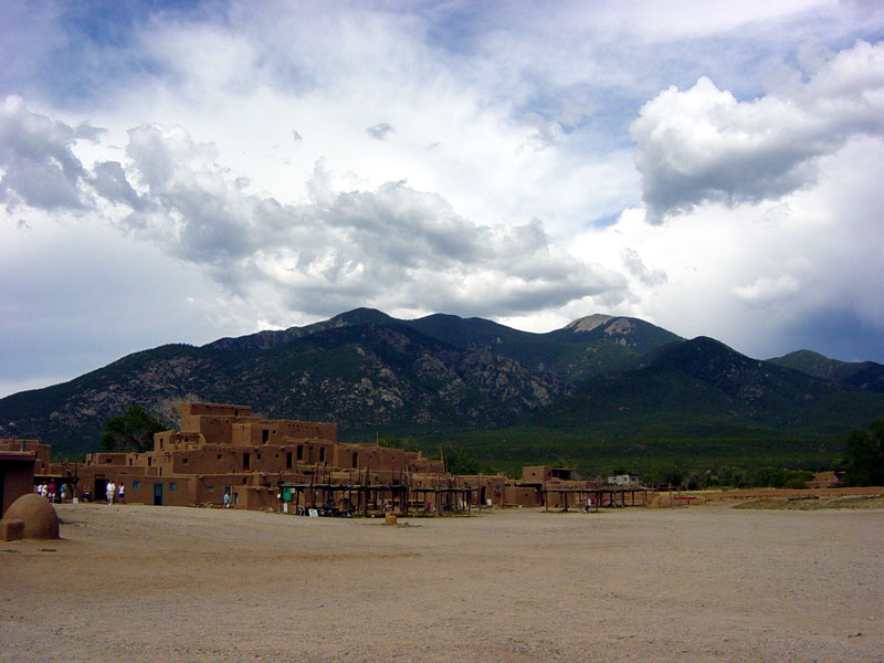 Taos Pueblo is the only living Native American community designated ...
