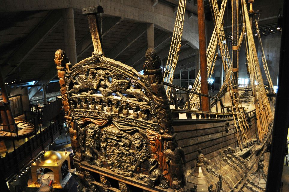 Look at the detailed carvings on this ship! | Pics4Learning