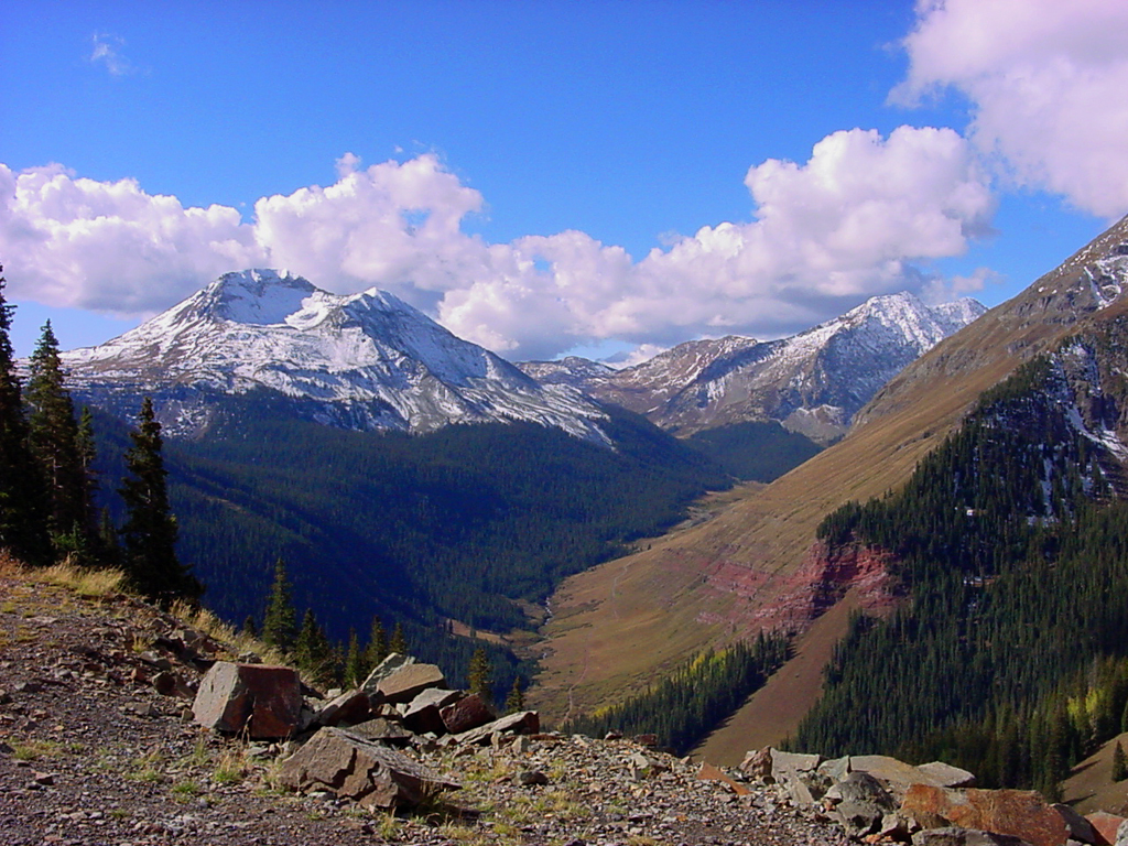 View of Bear Mt, Twin Sisters, and Mineral Creek | Pics4Learning