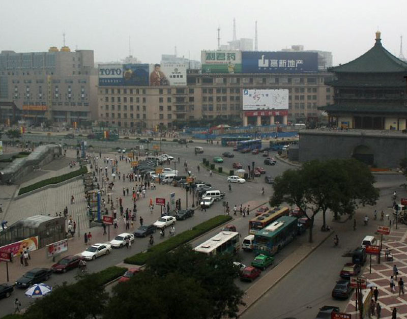 Downtown Xian | Pics4Learning